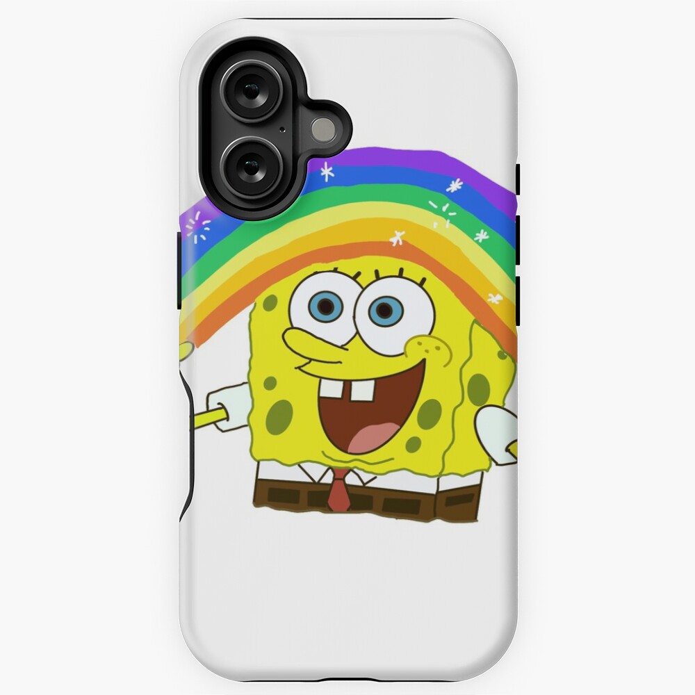 "Spongebob imagination " Sticker for Sale by melainalm | Redbubble