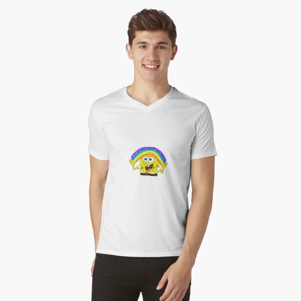 "Spongebob imagination " Sticker for Sale by melainalm | Redbubble