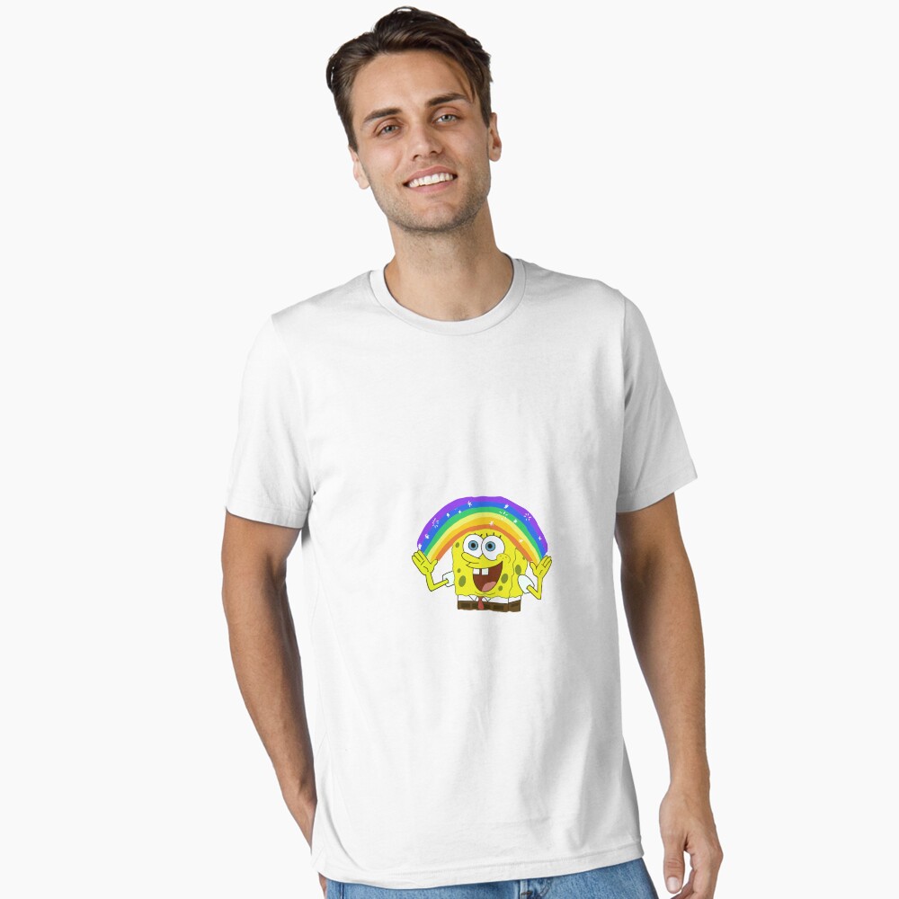 "Spongebob imagination " Sticker for Sale by melainalm | Redbubble