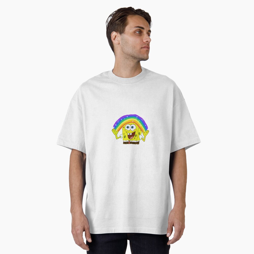 "Spongebob imagination " Sticker for Sale by melainalm | Redbubble