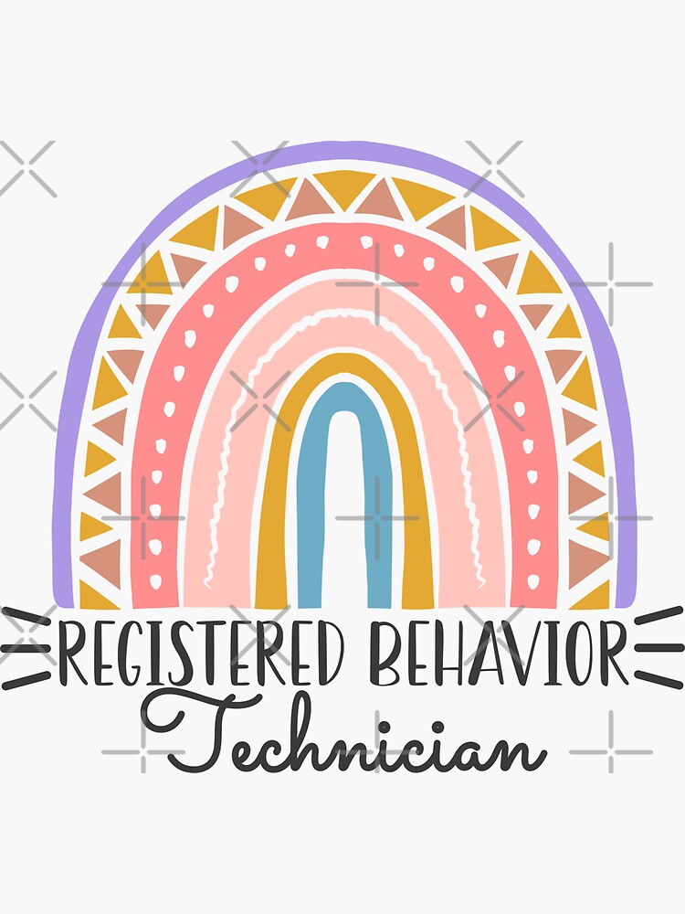 "Registered Behavior Technician" Sticker for Sale by EmbeeGraphics ...