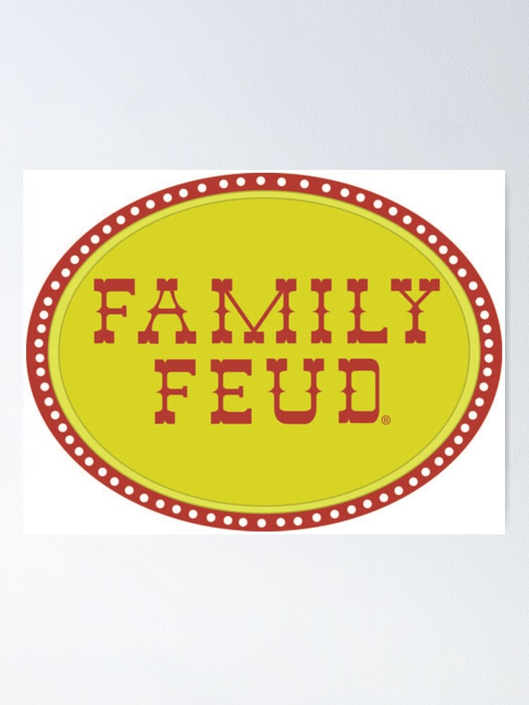 "Family Feud 1970s-style logo" Poster for Sale by gameshowfan2001 ...