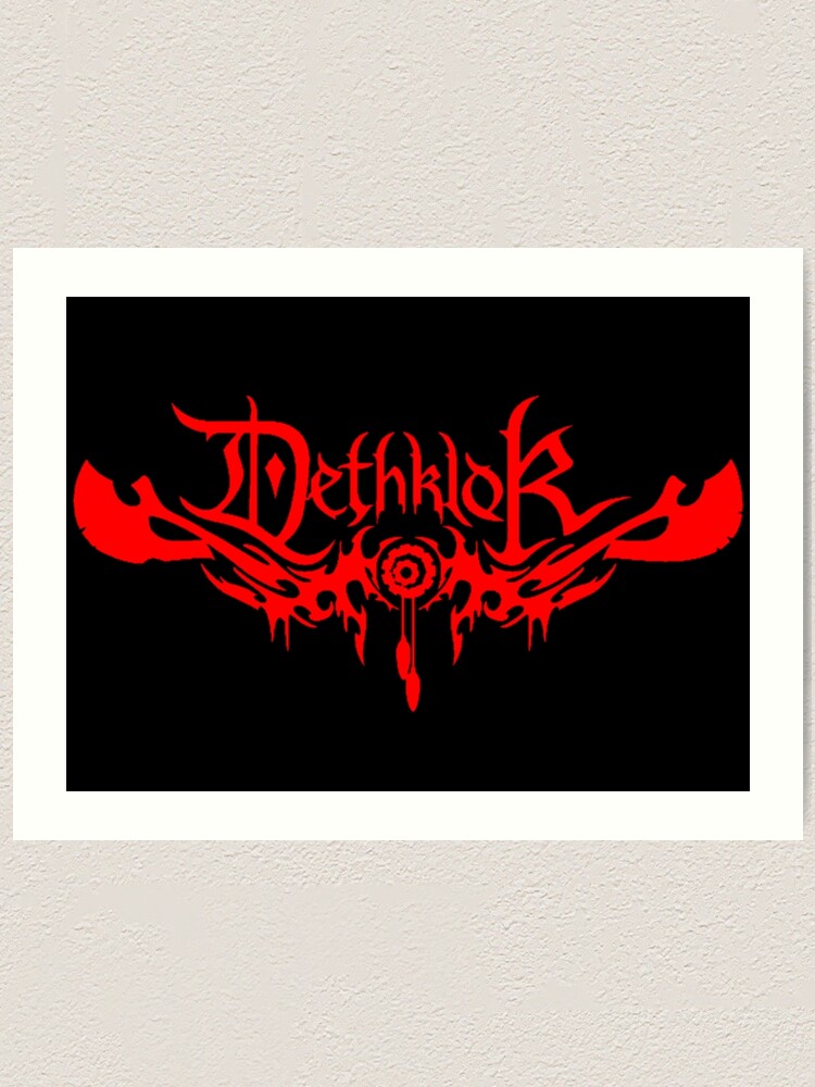 "dethklok metal rock band best logo gajiumk" Art Print for Sale by ...