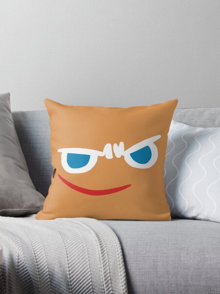 "Gingerbrave Cursed Face" Pillow for Sale by Tinipicksmum | Redbubble