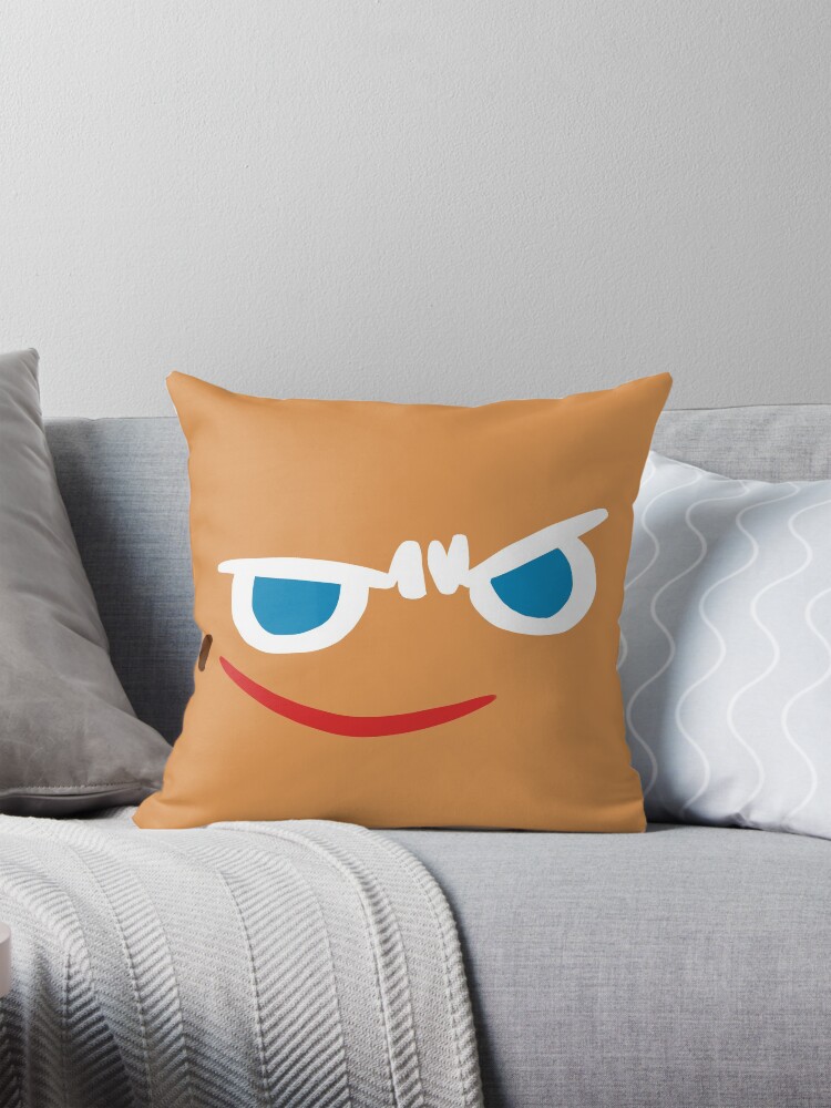 "Gingerbrave Cursed Face" Pillow for Sale by Tinipicksmum | Redbubble