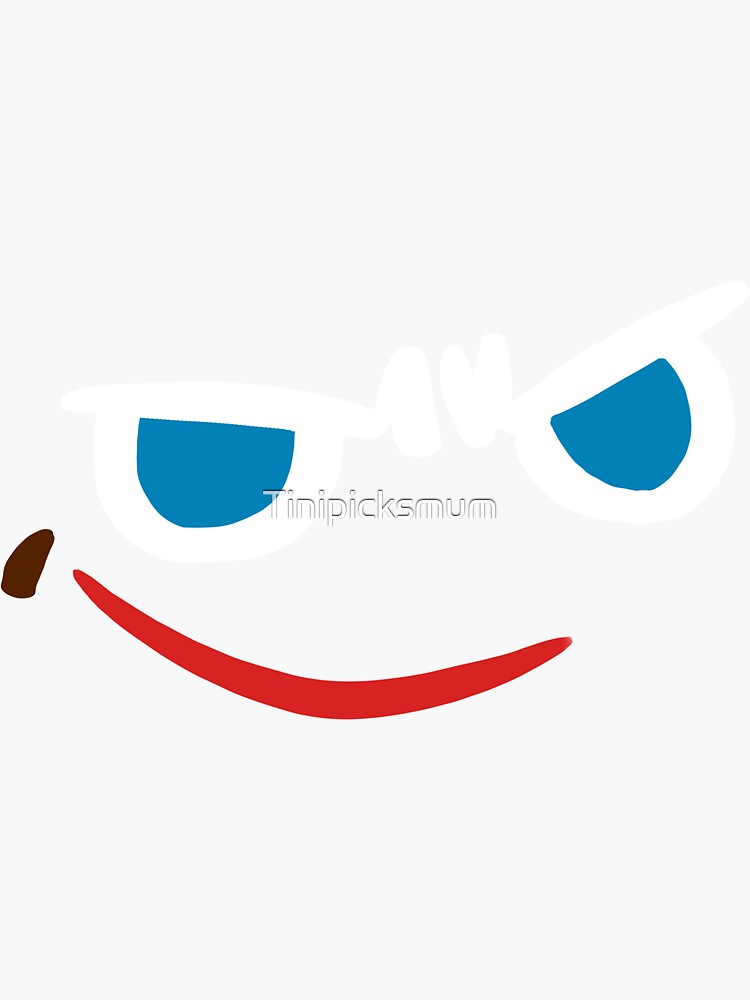 "Gingerbrave Cursed Face" Sticker for Sale by Tinipicksmum | Redbubble