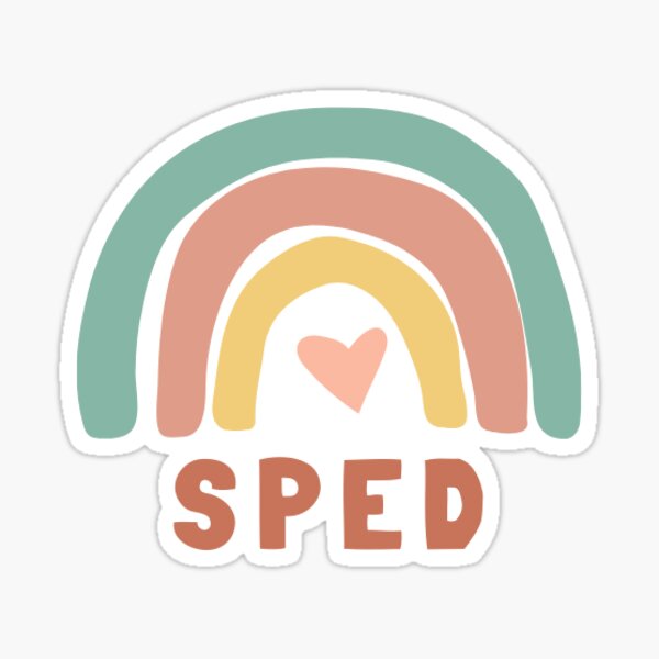 "SPED" Sticker by techteacher2415 | Redbubble