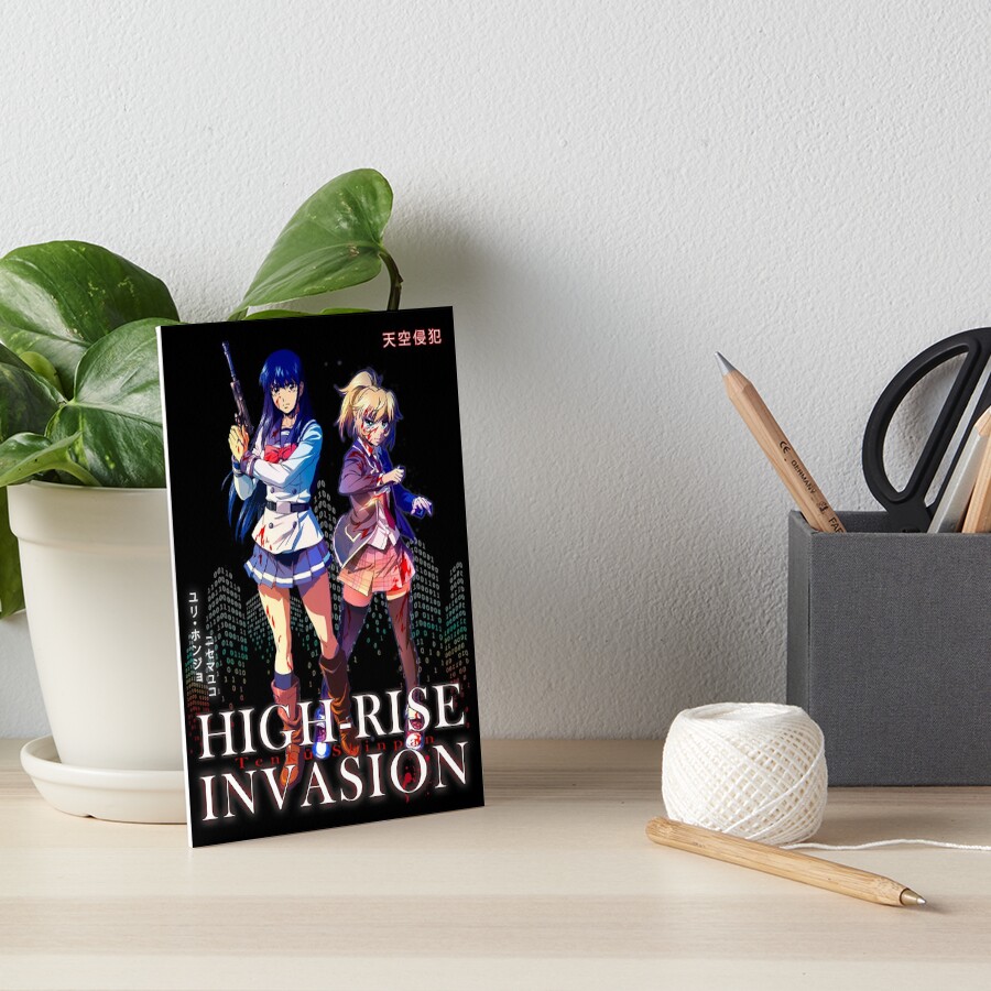 "High Rise Invasion Poster Yuri and Mayuko" Art Board Print by Mr ...