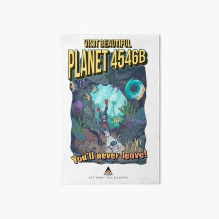 "Planet 4546B Tourism Advert" Art Board Print by floatingdisc | Redbubble