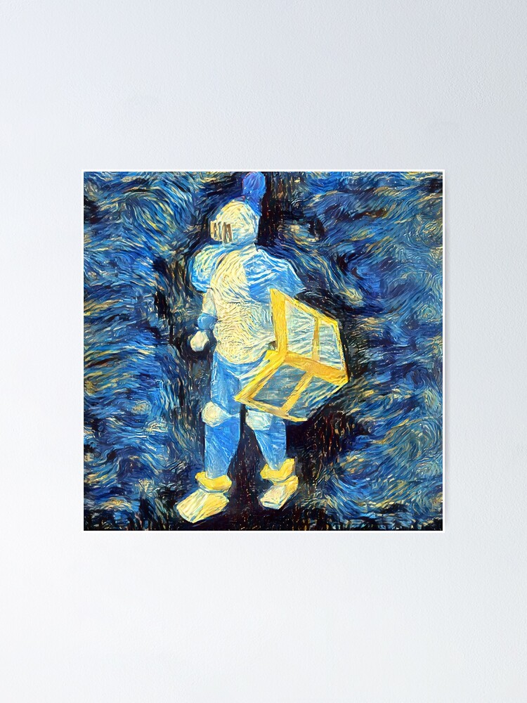 "OSRS Rune Armor Knight Starry Night art" Poster for Sale by ...