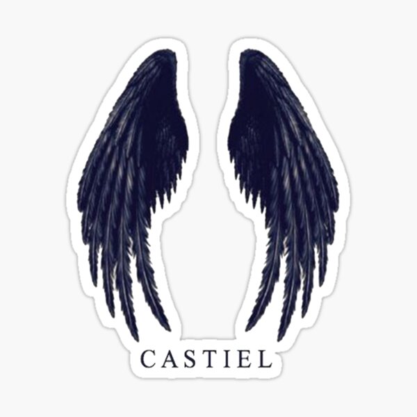 "Supernatural - Castiel" Sticker for Sale by QUENTINR | Redbubble