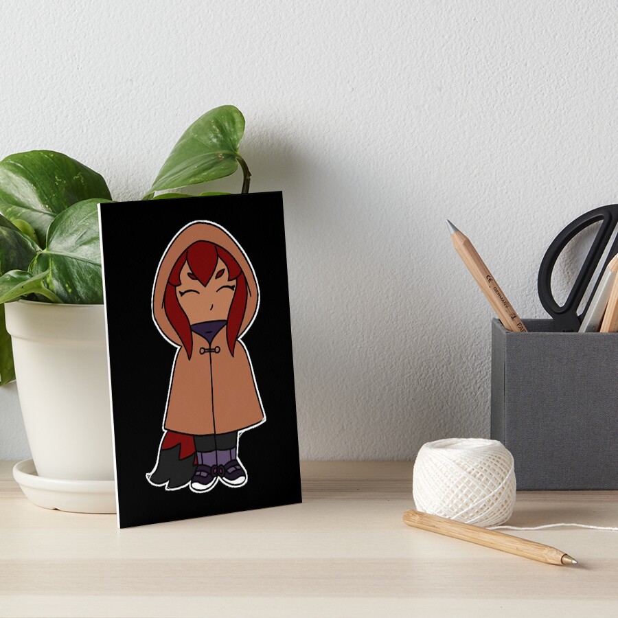 "Rubi Chibi Cloak 2 " Art Board Print by huynhvietkhue | Redbubble