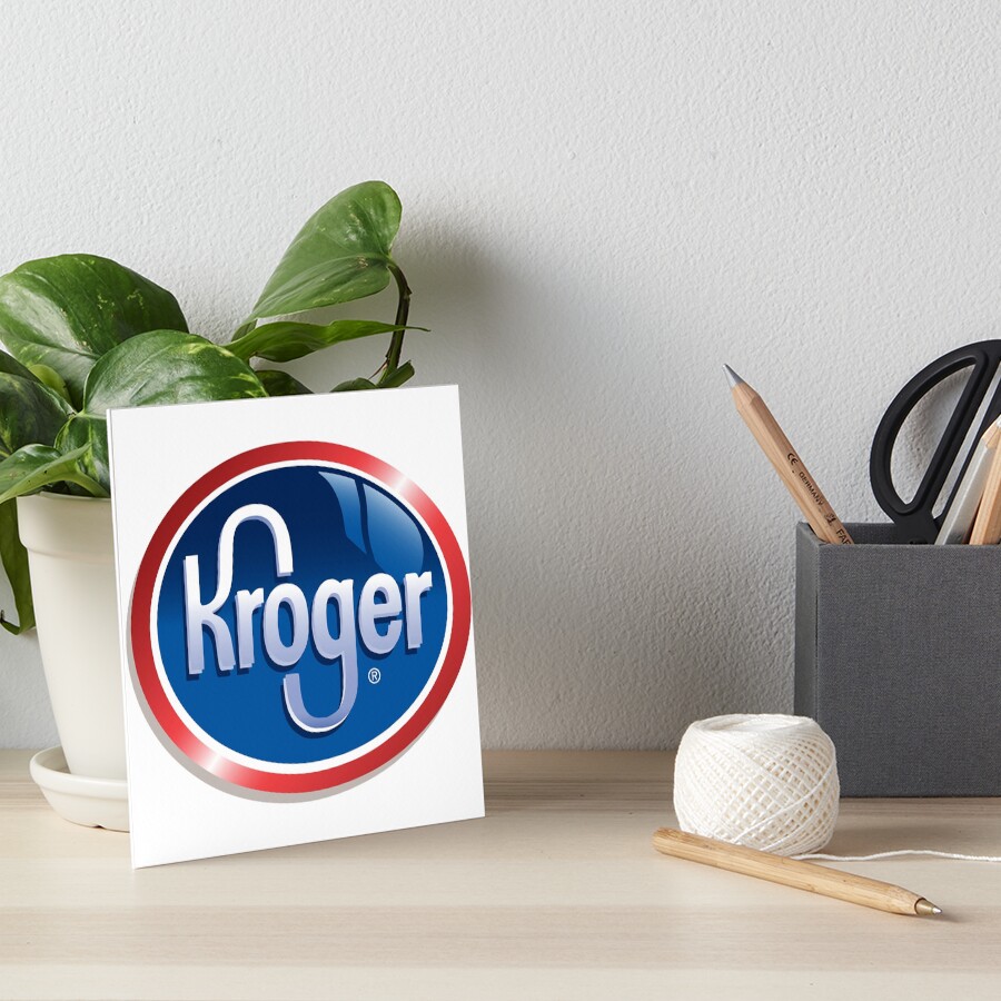 "Kroger new logo" Art Board Print by Canaenuh | Redbubble