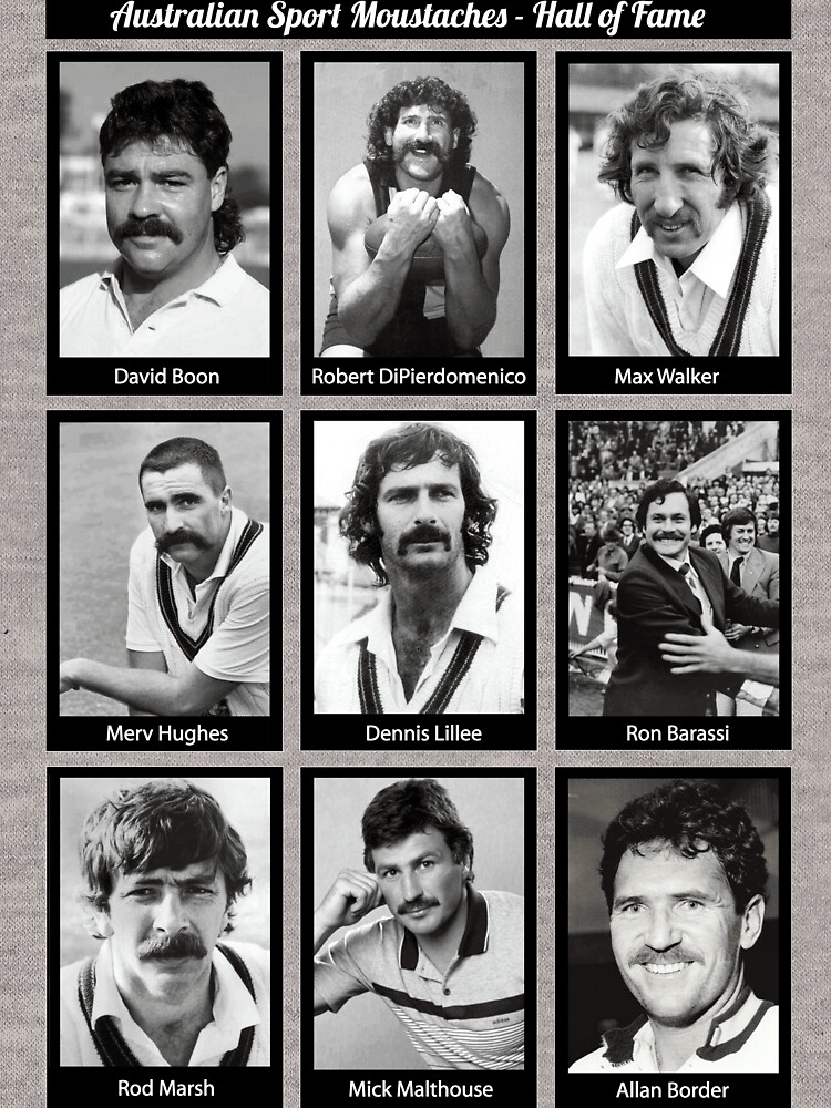 "Aussie Moustache Hall of Fame by Decibel Clothing" Lightweight Hoodie ...