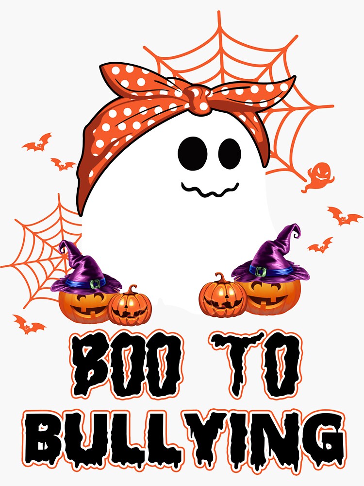"UNITY DAY Orange - Anti Bullying Boo To Bullying Ghost Halloween ...