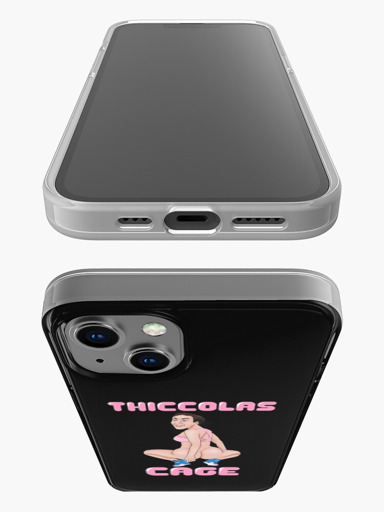 "Thiccolas Cage - Dummy Thicc Nicolas Cage Meme" iPhone Case for Sale ...