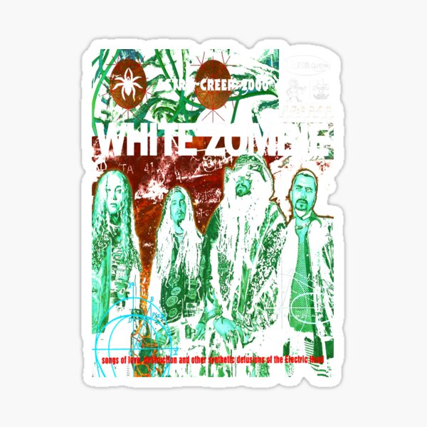 "White Zombie Classic" Sticker for Sale by RyanJohn01 | Redbubble