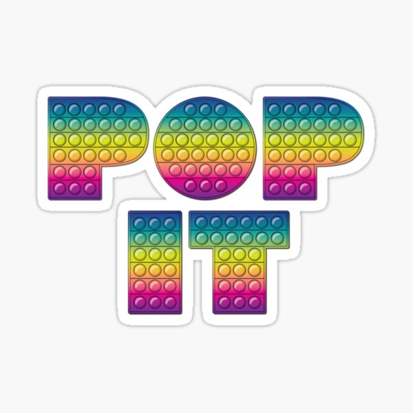 "POPit " Sticker for Sale by LMbyLittleMoon | Redbubble