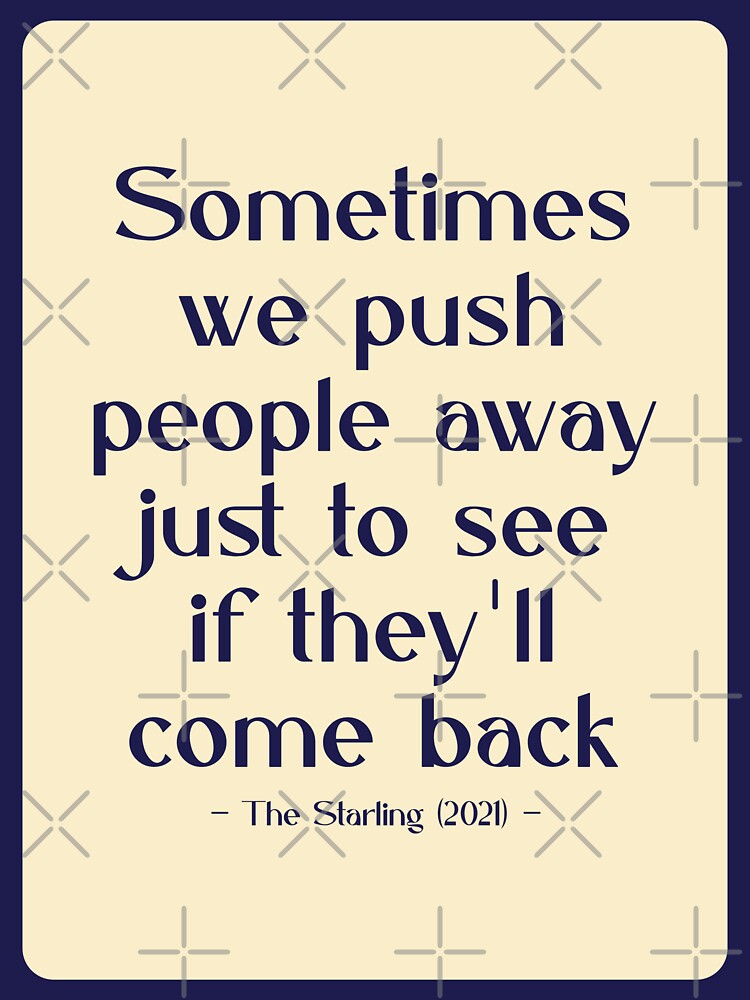 "the starling 2021 quotes" Sticker for Sale by SerenaChoe | Redbubble