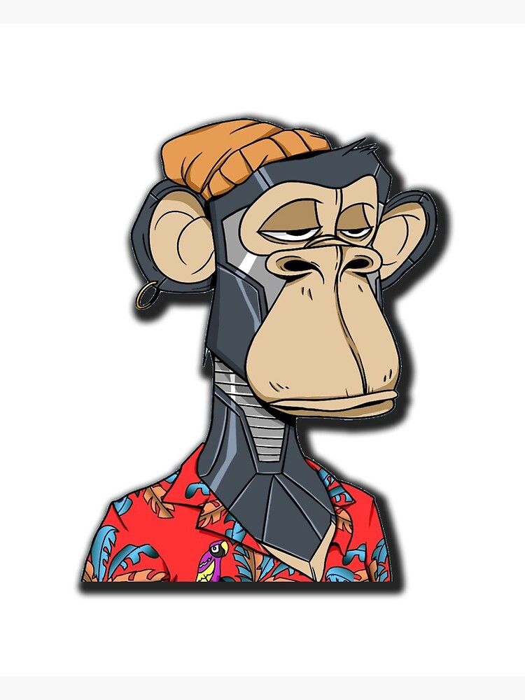 "Bored Ape Yacht Club NFT Design 1" Art Print by milkteadreams | Redbubble