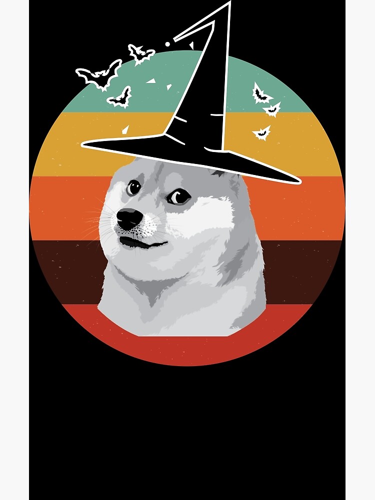 "Happy Halloween Doge" Poster for Sale by freeman1314 | Redbubble