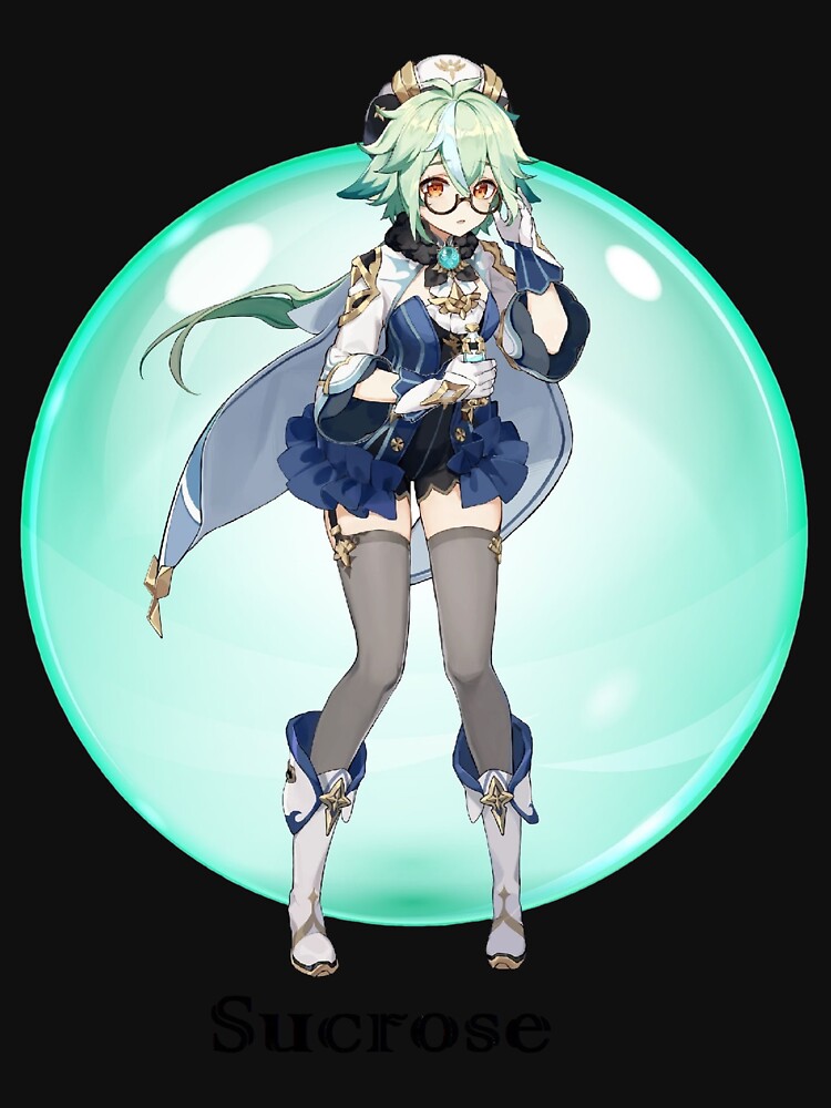 "Sucrose of Genshin Impact Full Body with Magic Orb" Active T-Shirt for ...