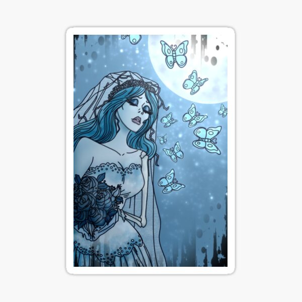 "Emily The Corpse Bride" Sticker for Sale by Ohfrekb | Redbubble