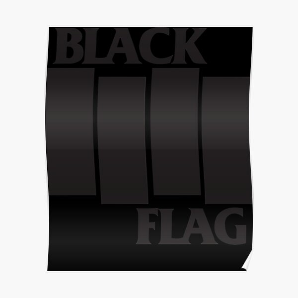 "Black Flag Band Logo Classic" Poster for Sale by DevonTyler | Redbubble
