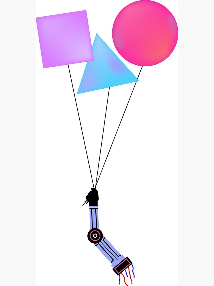"Surreal Floating Robot arm " Poster for Sale by Dazedfuture | Redbubble