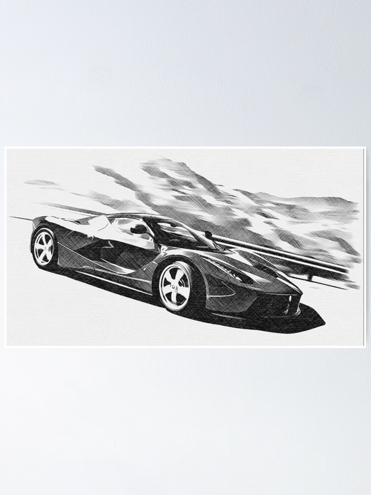 "Ferrari LaFerrari " Poster for Sale by XLR8- | Redbubble
