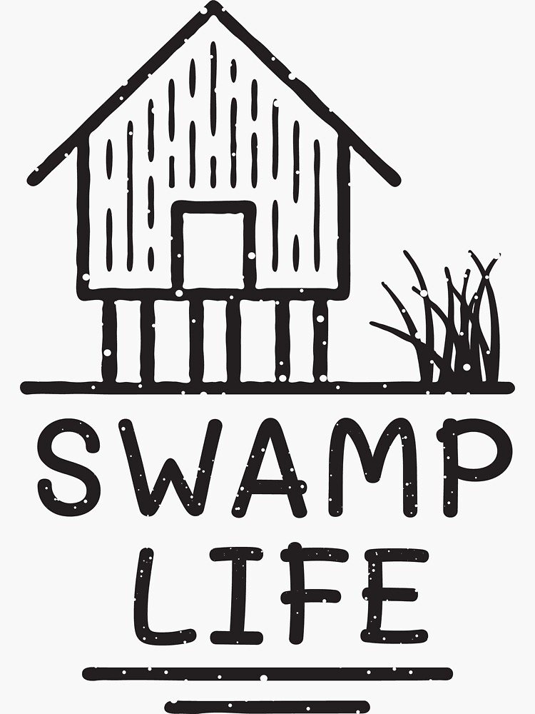 "Swamp Life Marsh Floodplains" Sticker for Sale by Teenker | Redbubble