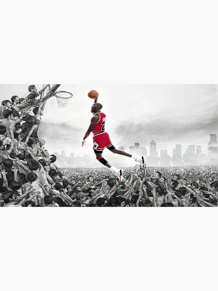 "Michael Jordan Dunk Meme" Art Print for Sale by JeanBurse | Redbubble