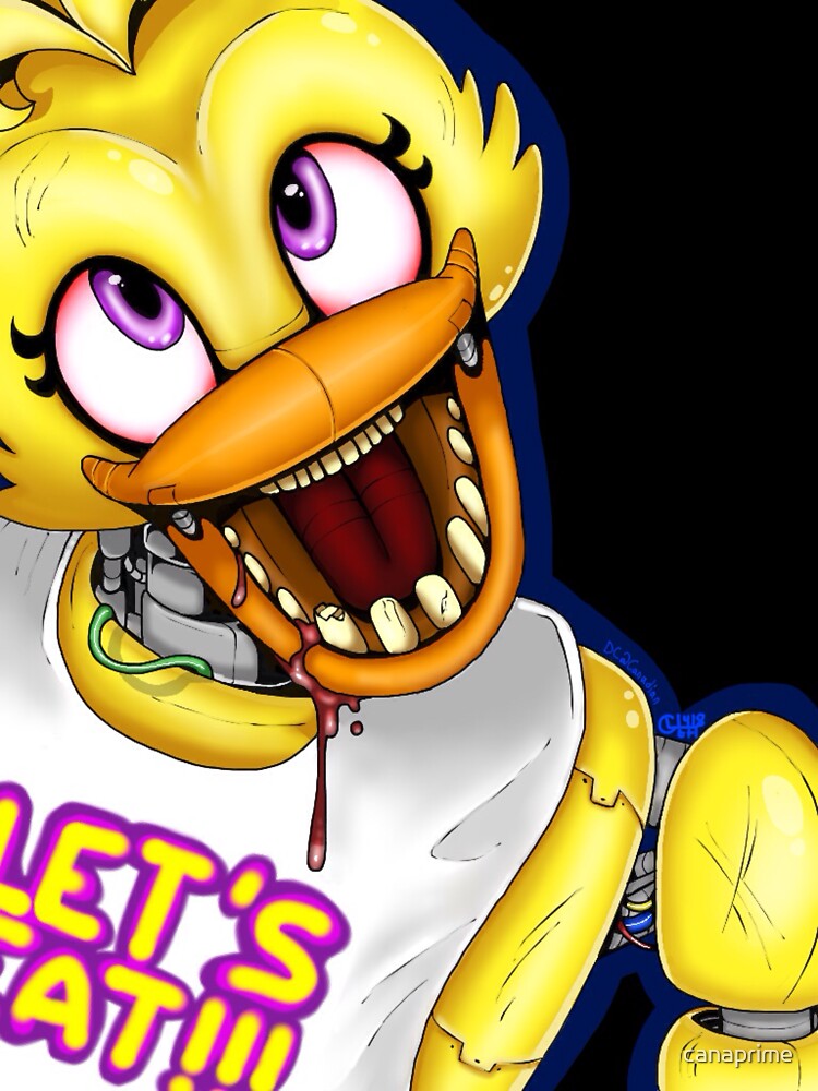 "Chica" Sticker for Sale by canaprime | Redbubble