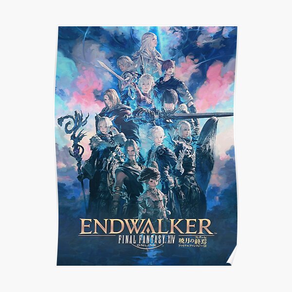 "Final Fantasy XIV Endwalker" Poster for Sale by uprooted | Redbubble