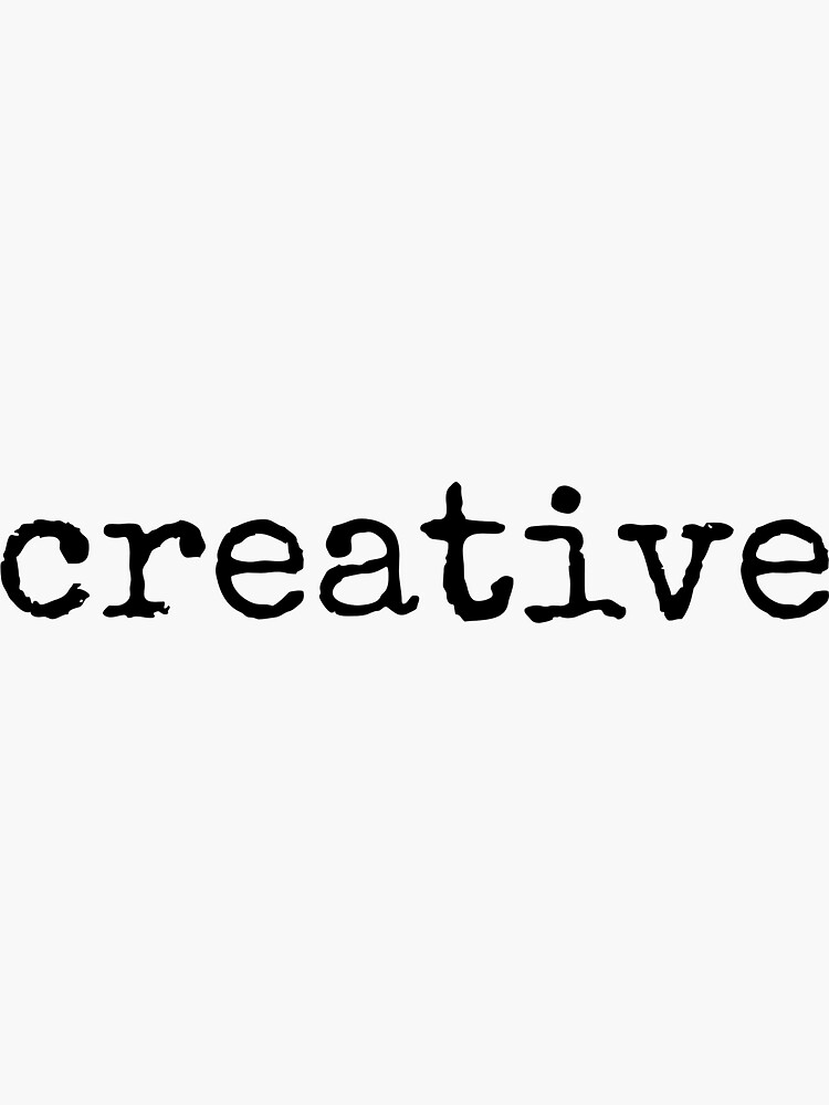 "Creative - Simple Design | One Word Design | Simple Word Design ...