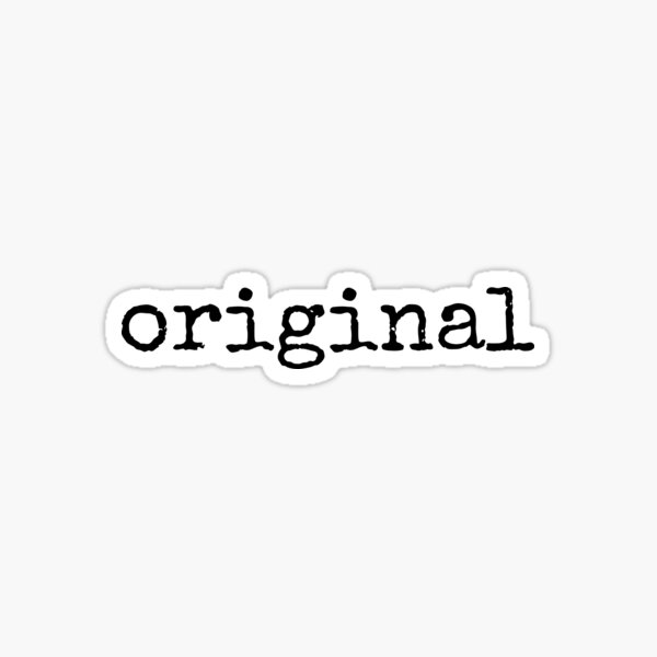 "Original - Simple Design | One Word Design | Simple Word Design ...
