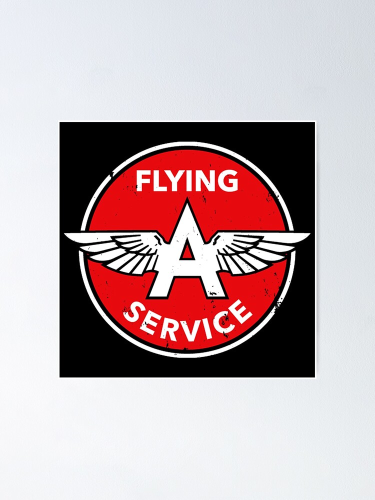 "FLYING A SERVICE " Poster for Sale by Ashergio2 | Redbubble