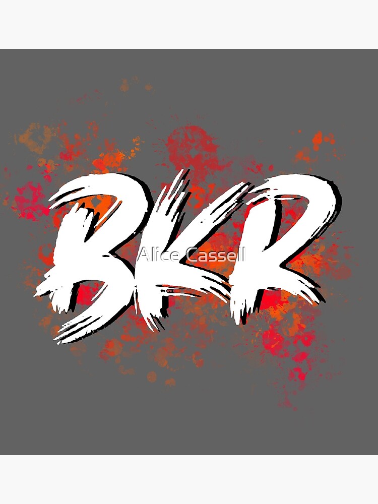 "BKR Logo Red" Poster by bkr-art | Redbubble