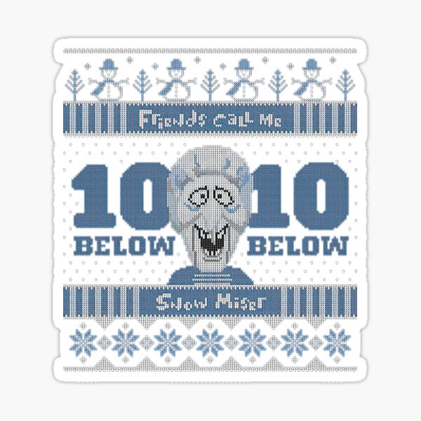 "Snow Miser" Sticker for Sale by Snowmiser254 | Redbubble