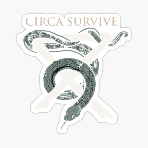 "CCirca Survive snake head" Sticker for Sale by Jejeguns | Redbubble