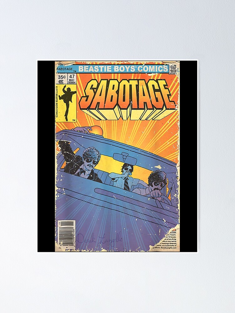 "Sabotage Comic" Poster for Sale by GersterLyzander | Redbubble