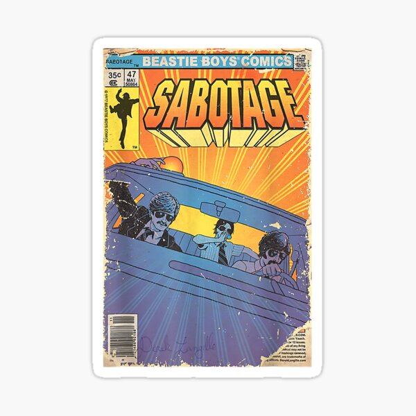 "Sabotage Comic" Sticker for Sale by GersterLyzander | Redbubble