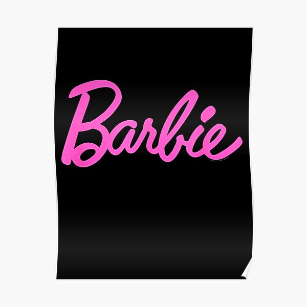 "Barbie Logo" Poster by MARTCO | Redbubble