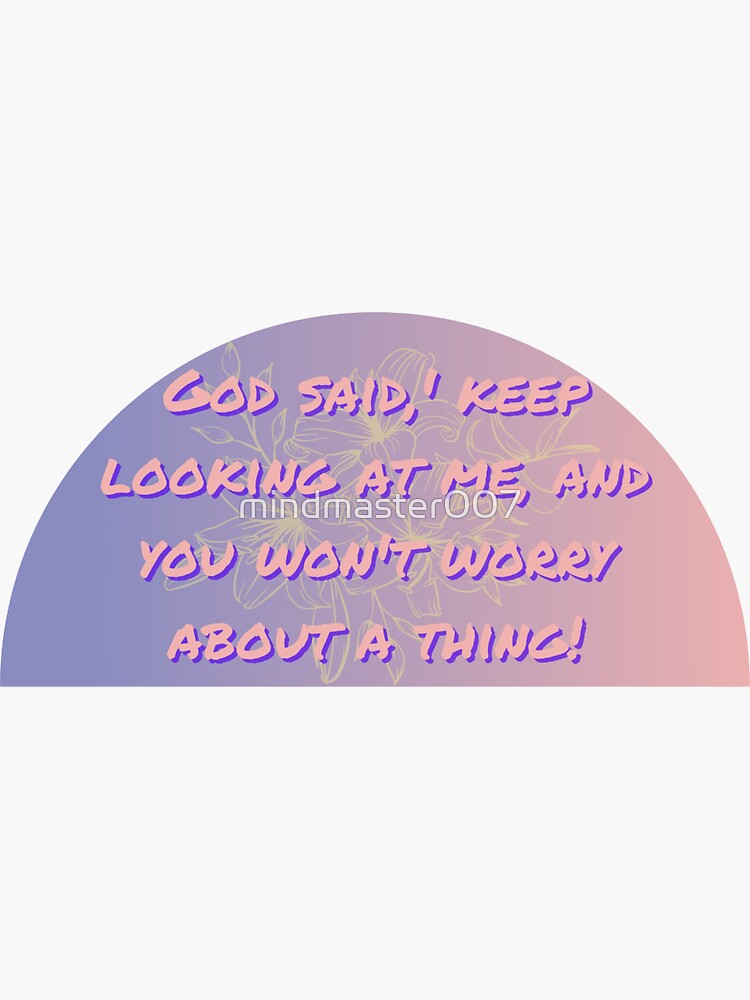 "Keep looking up!" Sticker for Sale by mindmaster007 | Redbubble