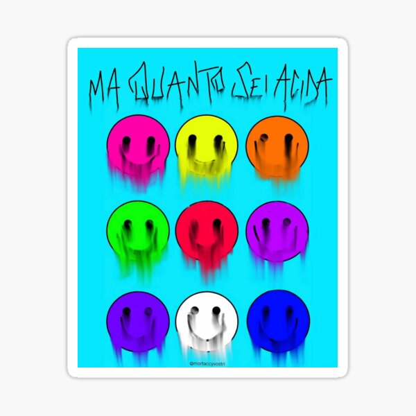 "acid" Sticker for Sale by mortaccyvostri | Redbubble