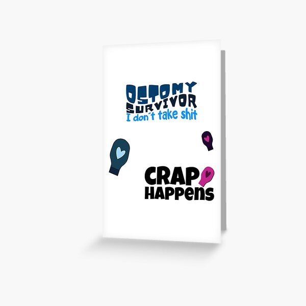 "Stoma ostomies save lives sticker pack" Greeting Card for Sale by ...