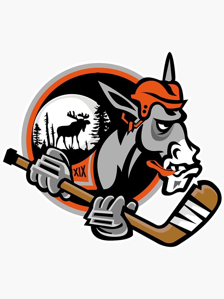 "SWAMP DONKEYS " Sticker for Sale by BHLHockey | Redbubble