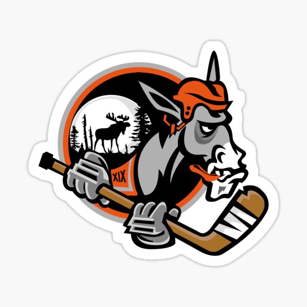 "SWAMP DONKEYS " Sticker for Sale by BHLHockey | Redbubble
