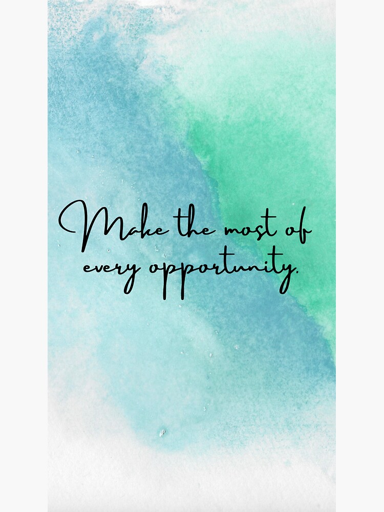 "Opportunity " Sticker by Houcem1 | Redbubble