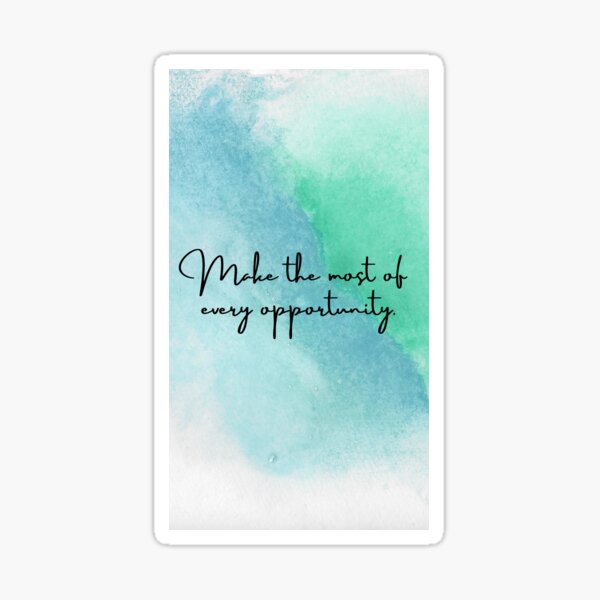 "Opportunity " Sticker by Houcem1 | Redbubble